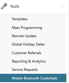 Mobile Bluetooth Credentials